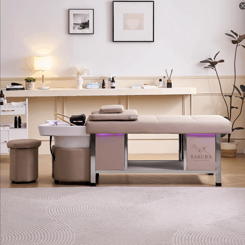 Professioneel Japanese Head Spa Bed - Sakura Japanese Head Spa & Beauty